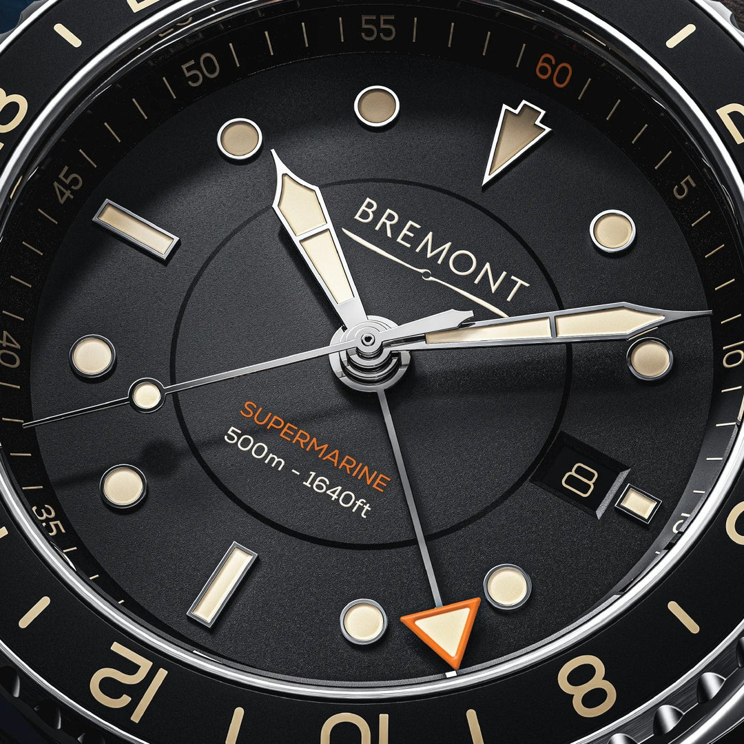 Bremont S502 | Black Dial | Rubber Strap – Bremont Watch Company (US)